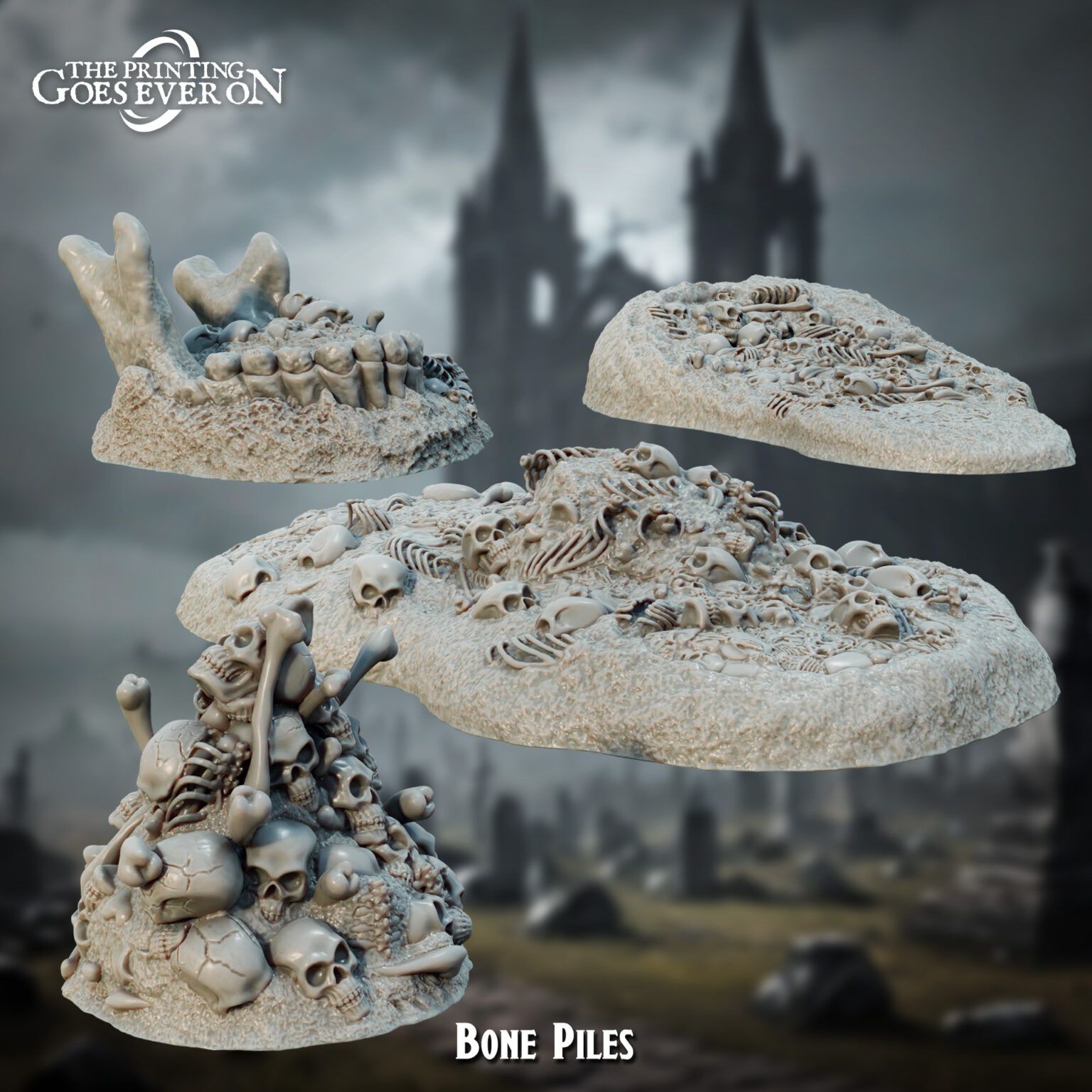 Bone Piles | The Printing Goes Ever On