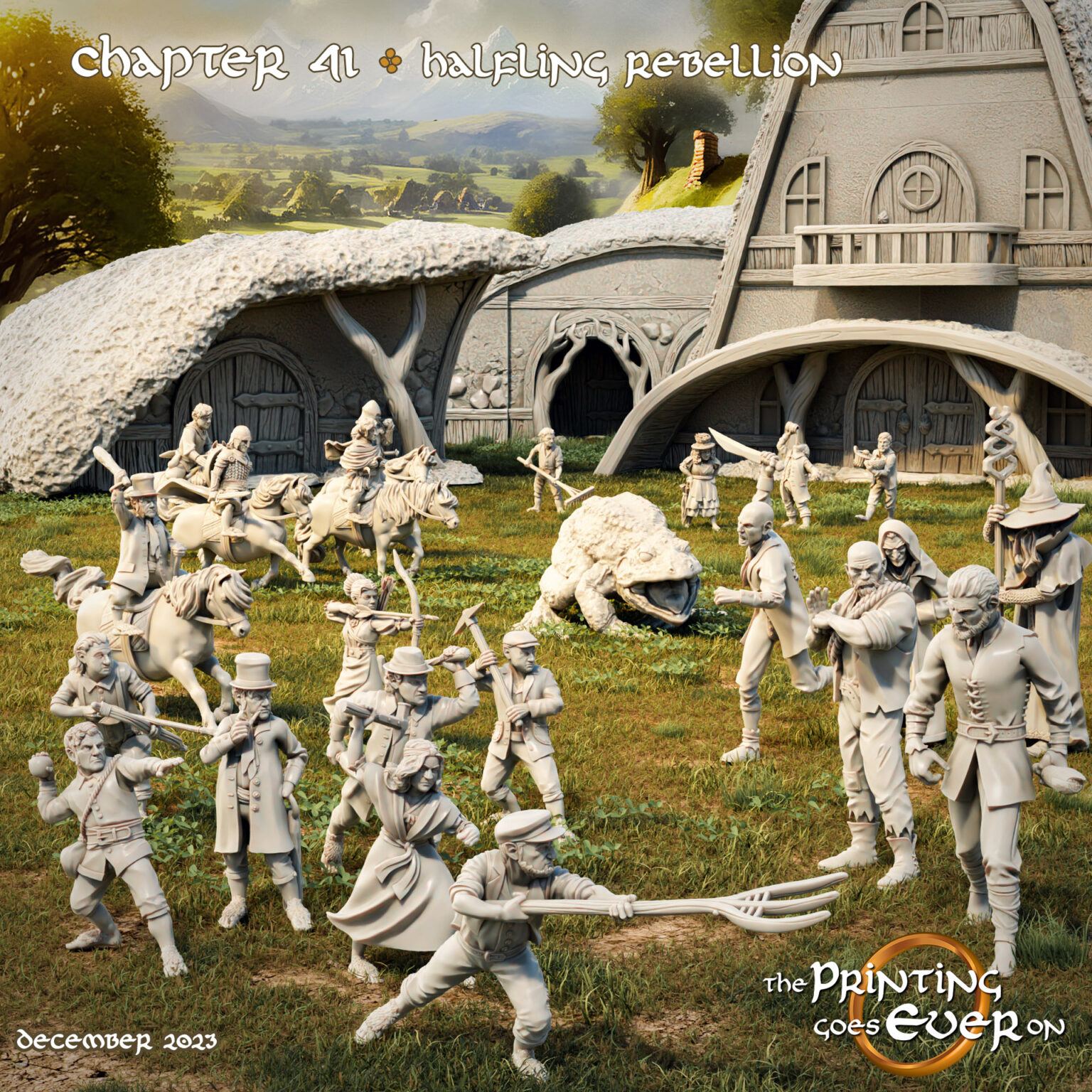 3D Printable Miniatures Store | The Printing Goes Ever On