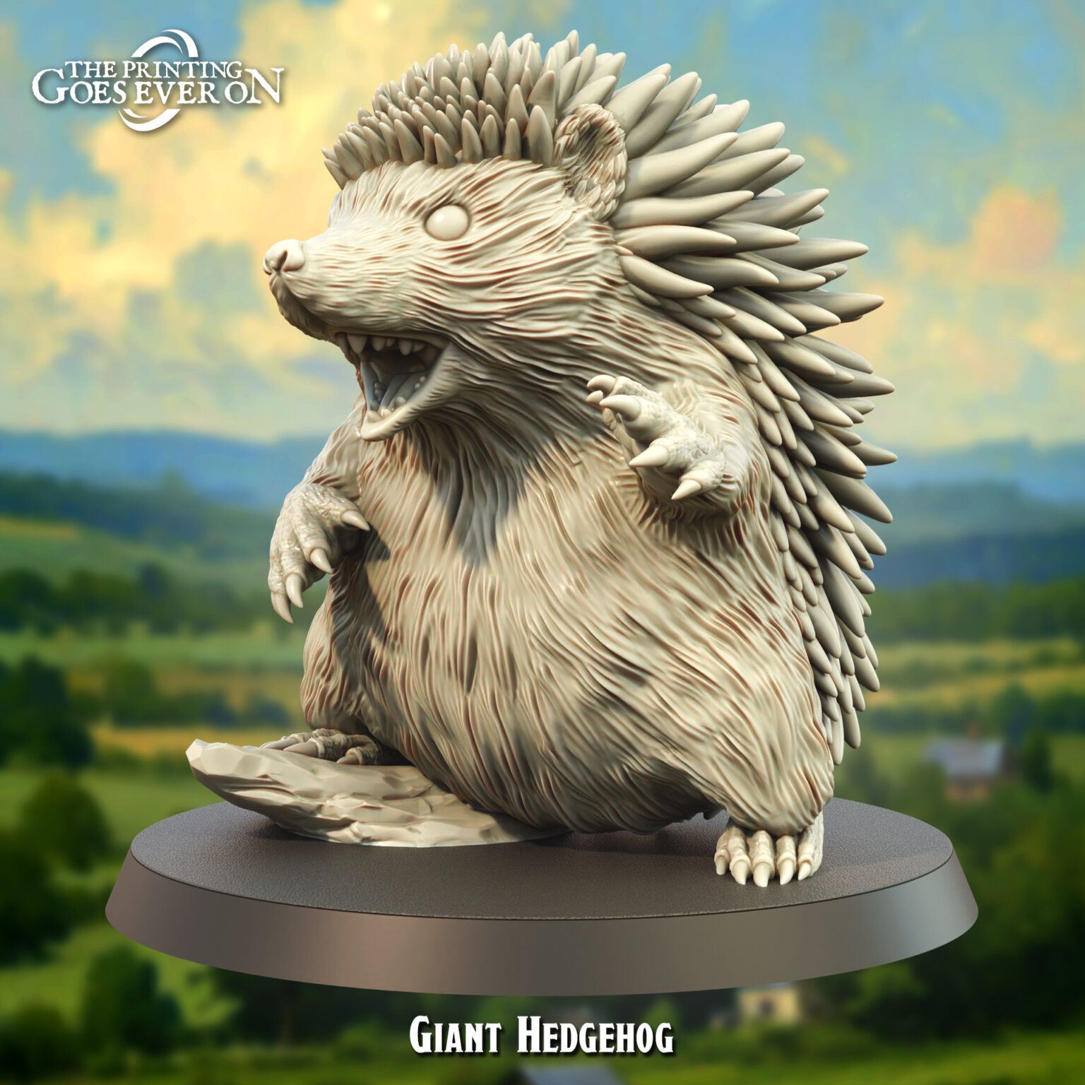 Giant Hedgehog | The Printing Goes Ever On