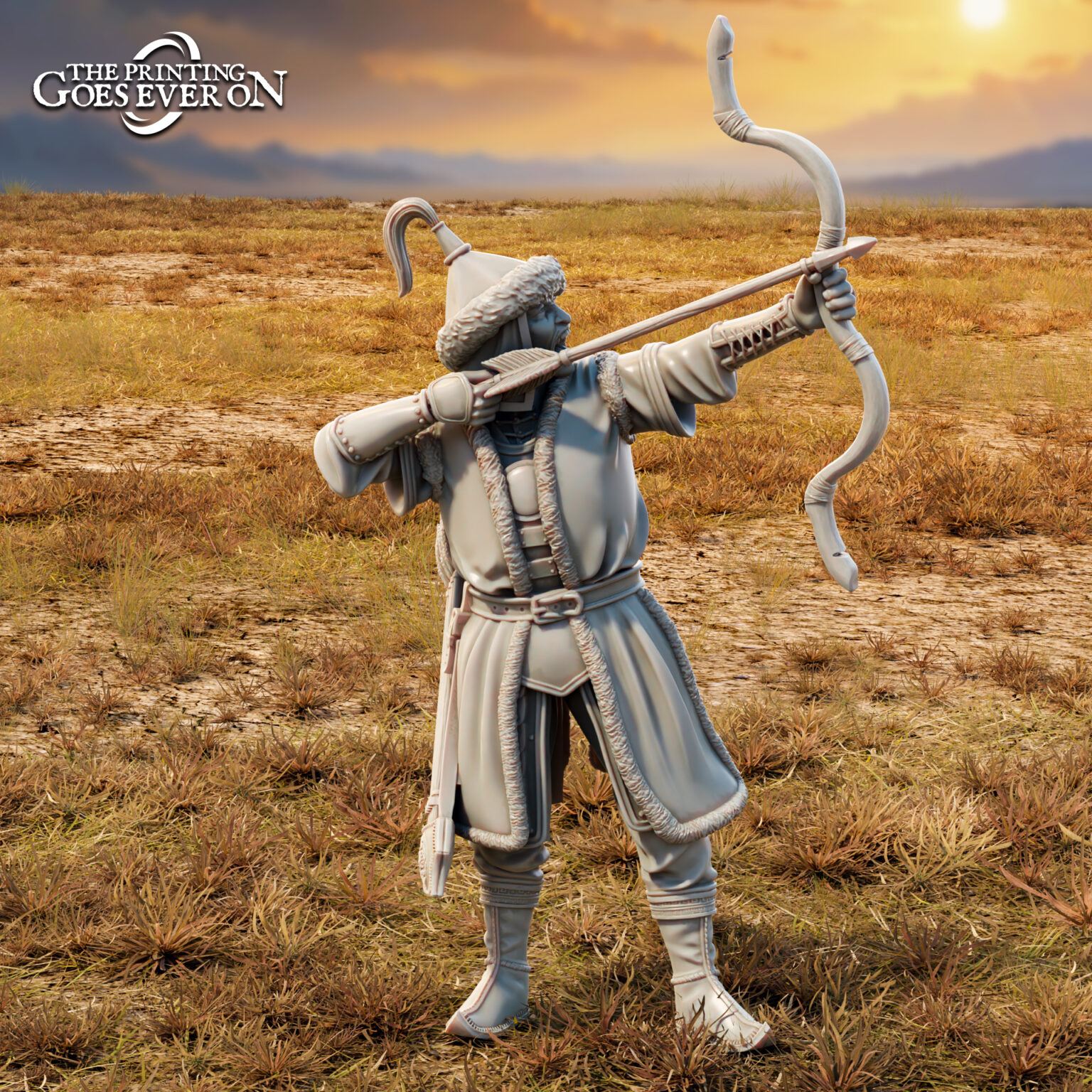 Golden Khanate Archer - Leader | The Printing Goes Ever On