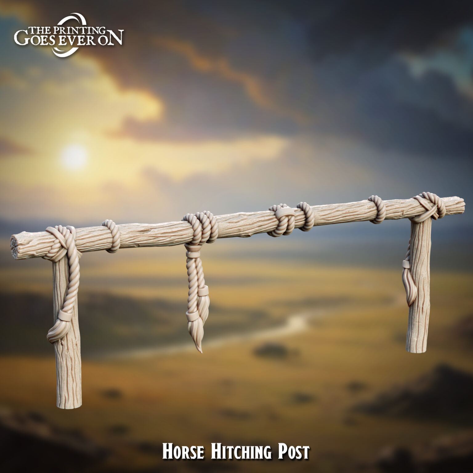 Horse Hitching Post | The Printing Goes Ever On