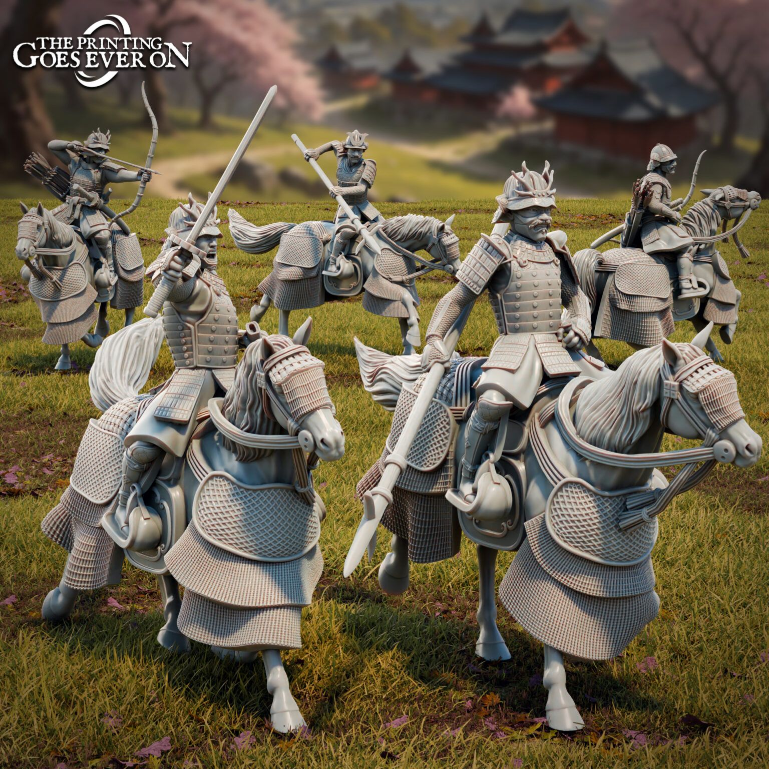 Jade Empire Samurai - Mounted | The Printing Goes Ever On