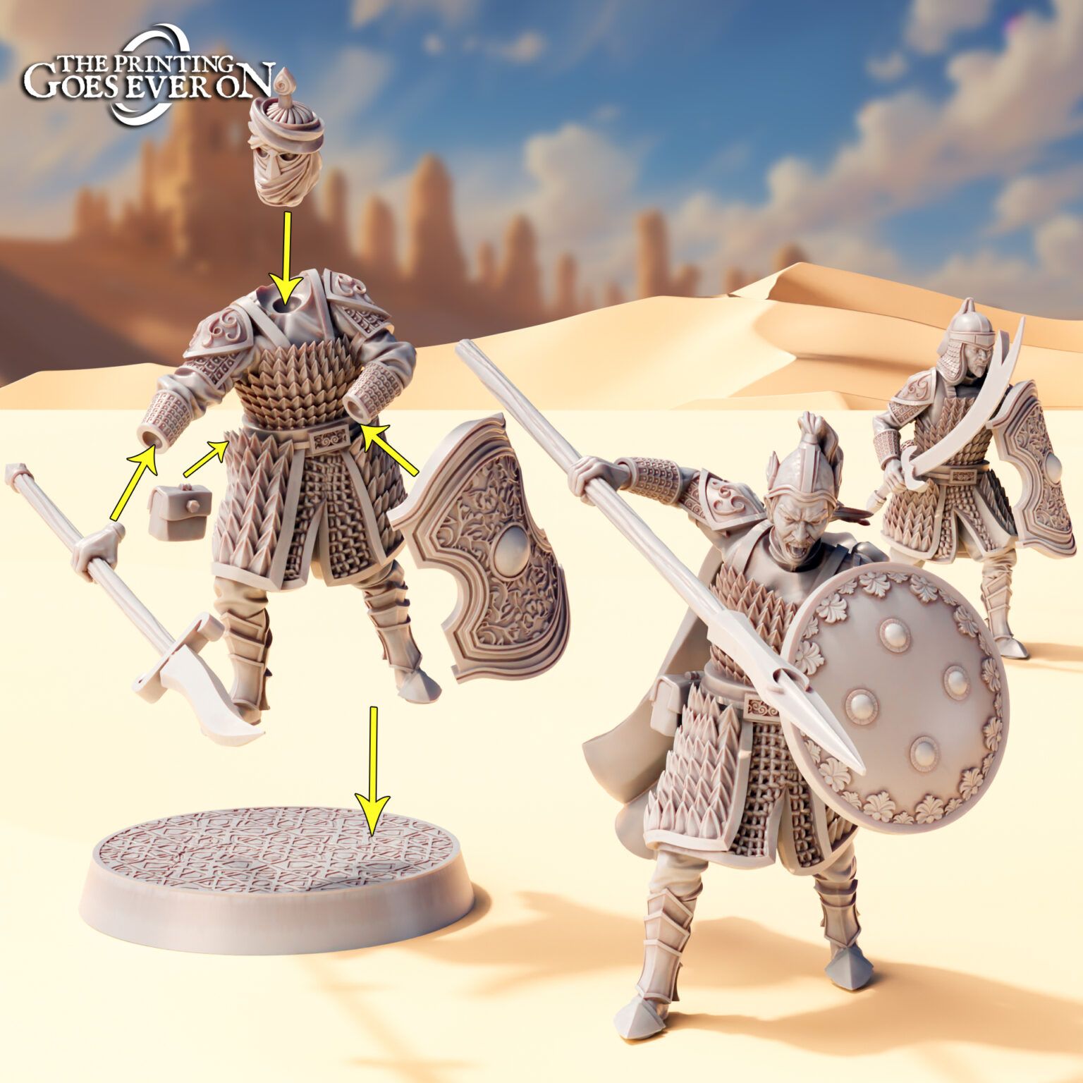 3D Printable Miniatures Store | The Printing Goes Ever On