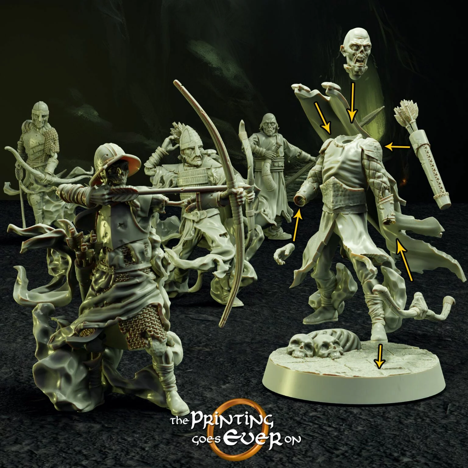 Modular Ghost Archers | The Printing Goes Ever On
