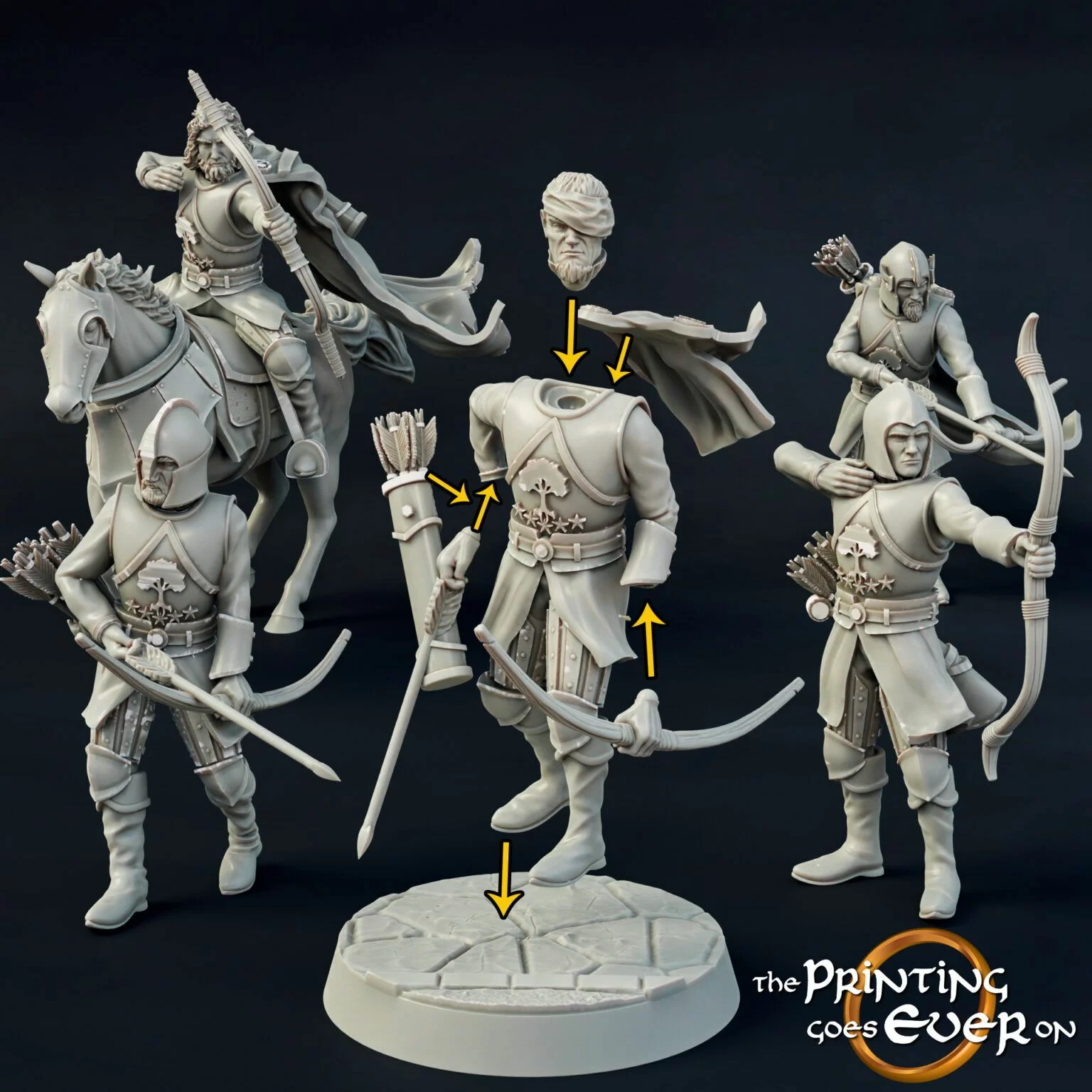 Modular Gonthan Archers | The Printing Goes Ever On