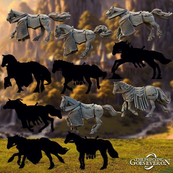 Modular High Elf Knights | The Printing Goes Ever On