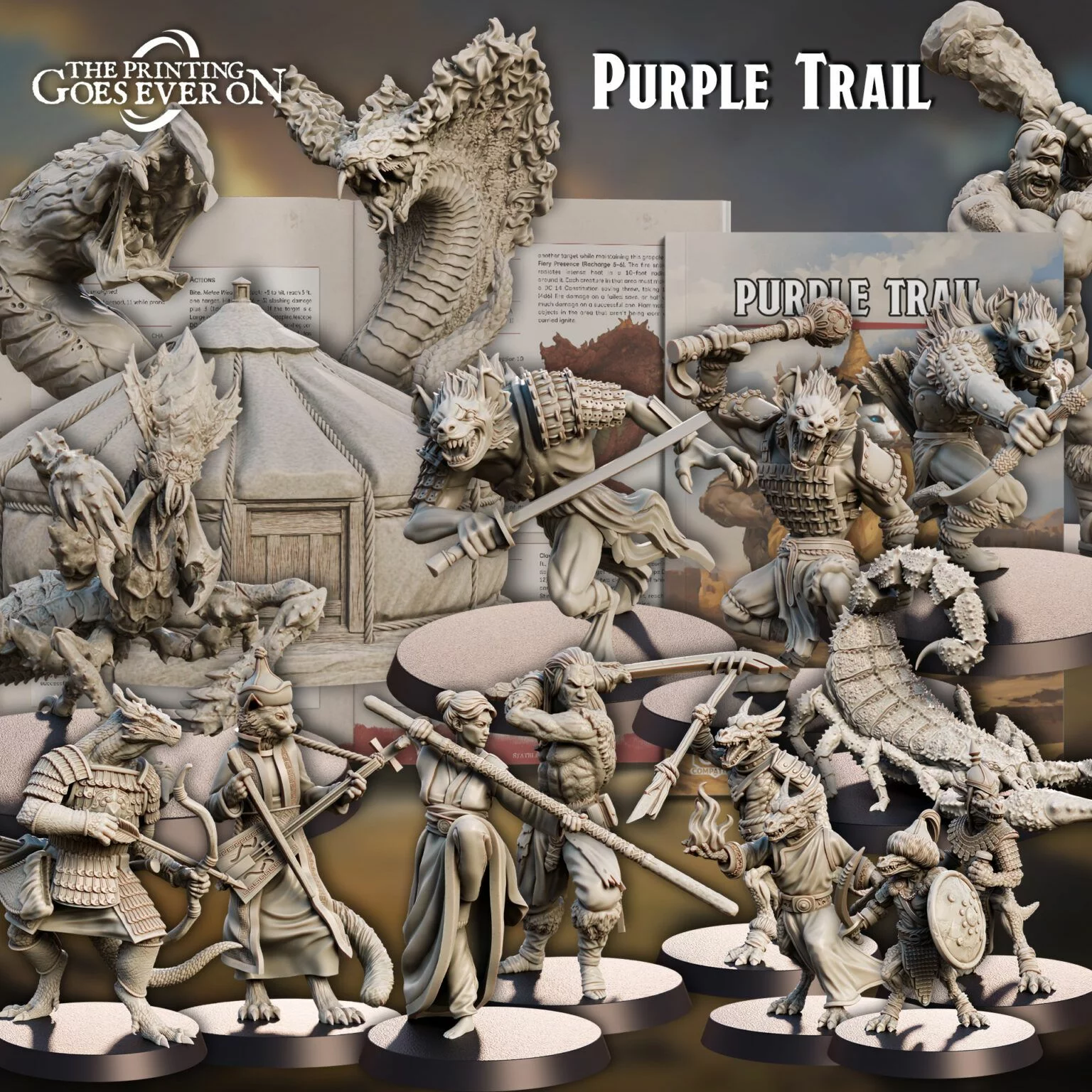 Purple Trail - September 2024 - Complete Bundle | The Printing Goes Ever On