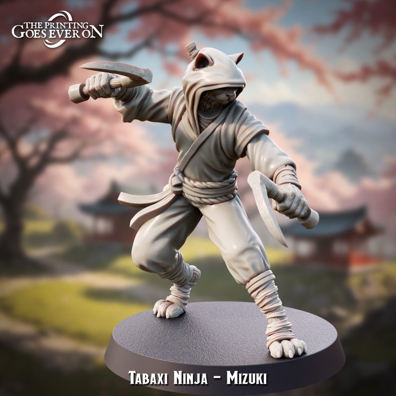 Tabaxi Ninja - Mizuki | The Printing Goes Ever On