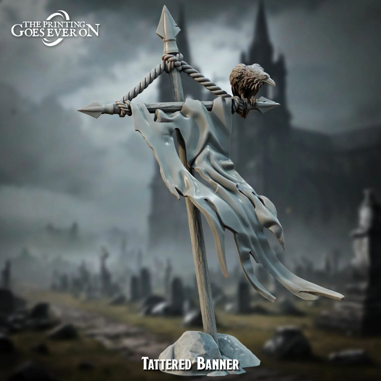 Tattered Banner | The Printing Goes Ever On