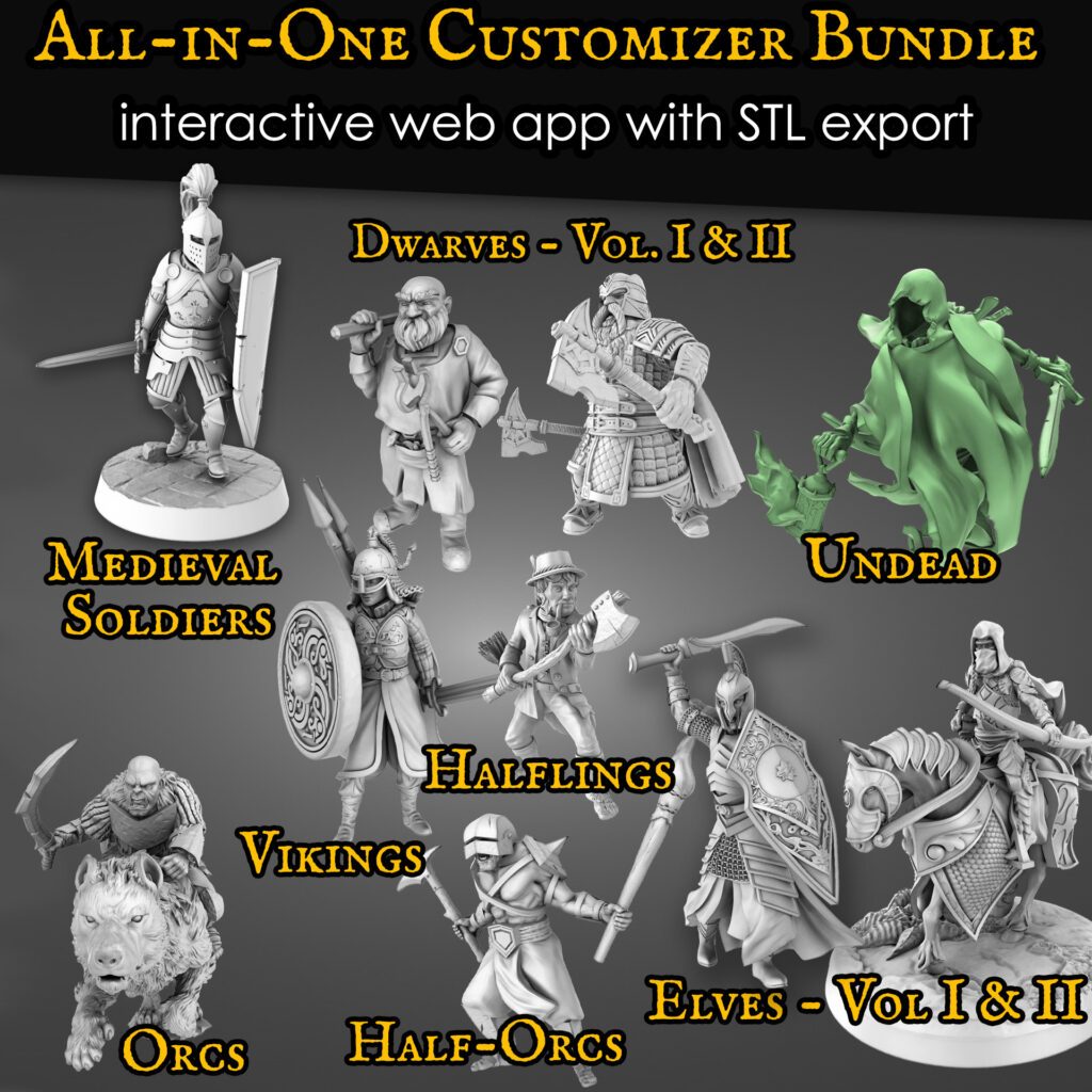 All in One Customizers Bundle - 10 Sets | The Printing Goes Ever On