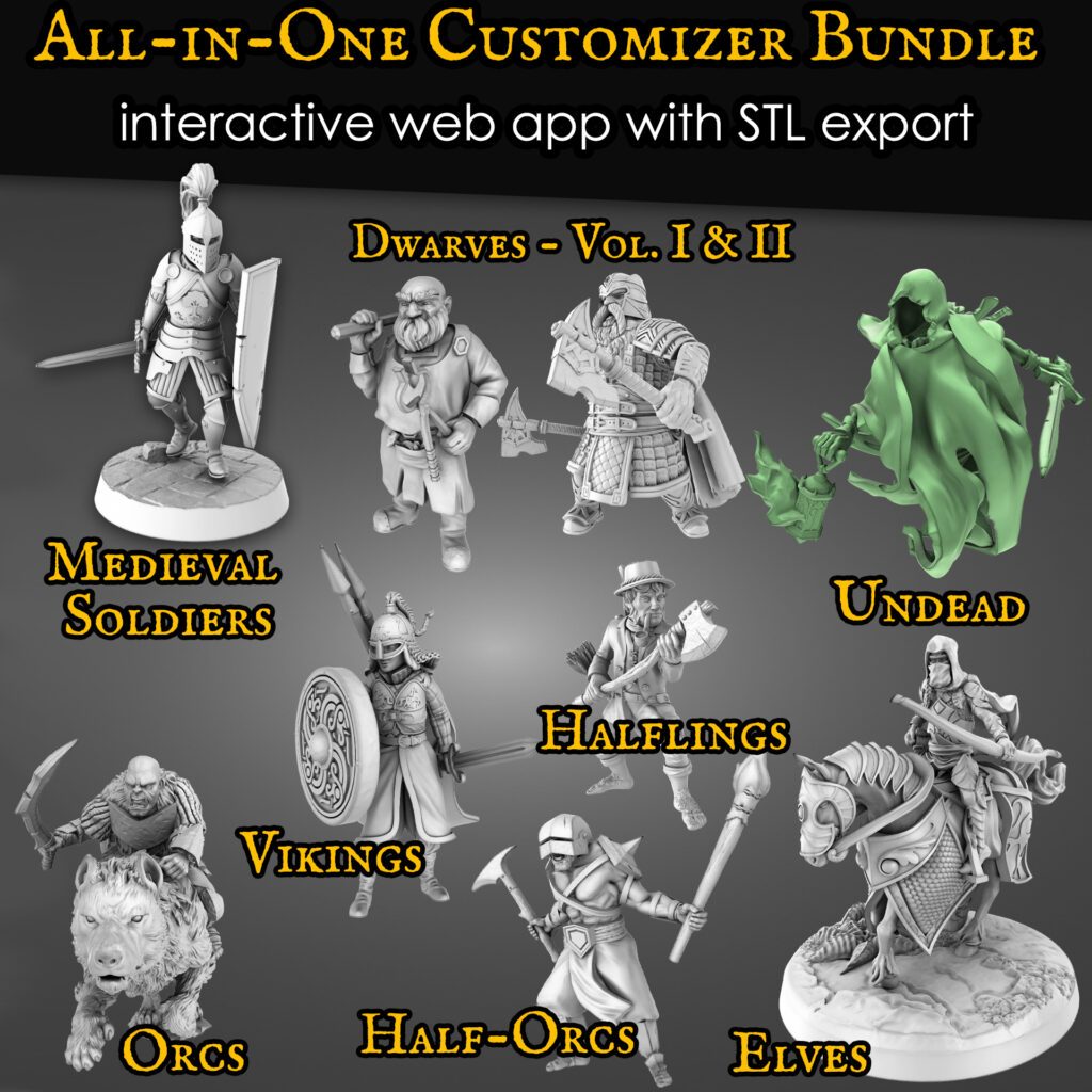 All in One Customizers Bundle - 9 Sets | The Printing Goes Ever On