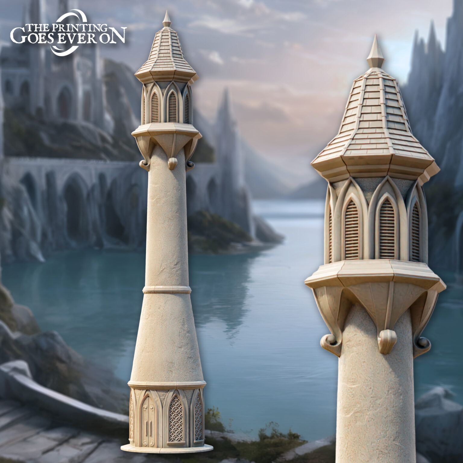 Elven Lighthouse | The Printing Goes Ever On